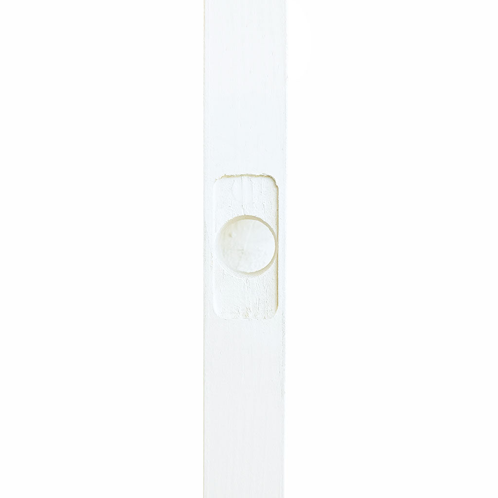 2-Panel Colonial White Interior Door Slab with Bore Hole – kimberlybaydoors